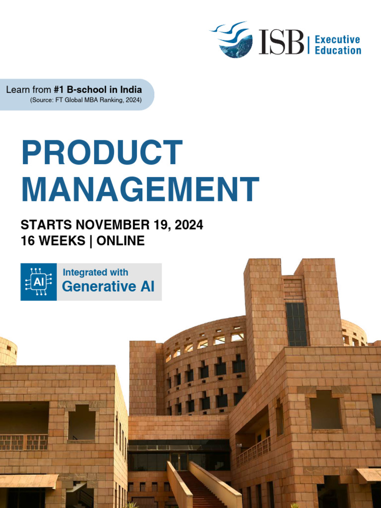 ISB PM - Brochure Batch 25 | PDF