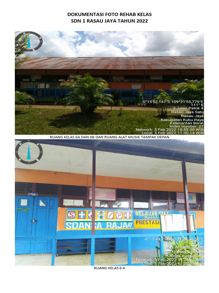 FOTO KERUSAKAN BANGUNAN B KLS 6AB DAN R.SENI - Organized | PDF