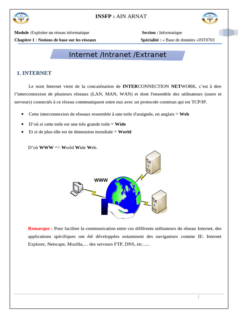 Intranet - Extranet | PDF