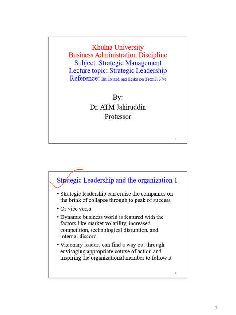 Stra Leadership | PDF