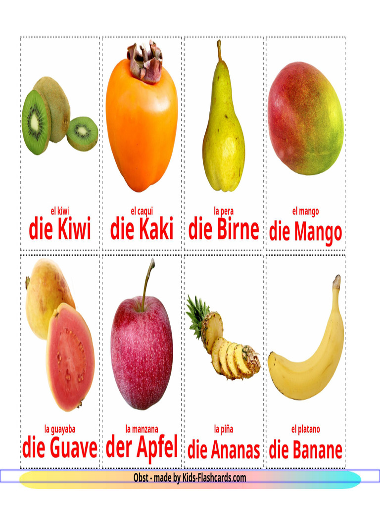 Obst 8 A4 | PDF