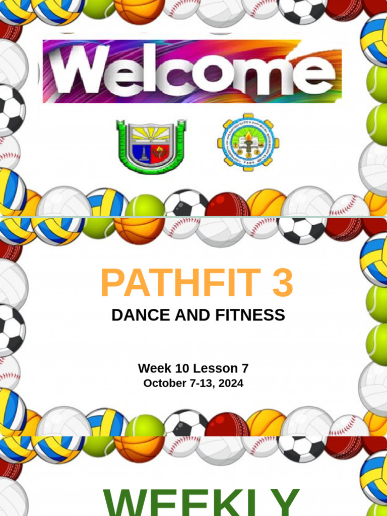 Pathfit 3 Ucc Week 10 Lesson 7 Dance and Fitness Cha Cha Cha | PDF