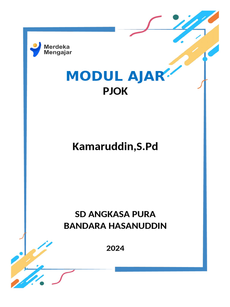 Sampul Modul Ajar | PDF