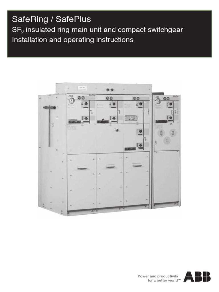 Manual SafeRing 11kv | PDF