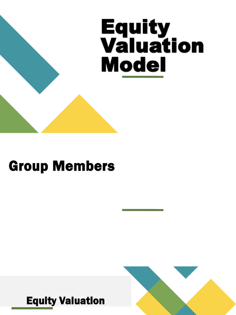 Equity Valuation | PDF