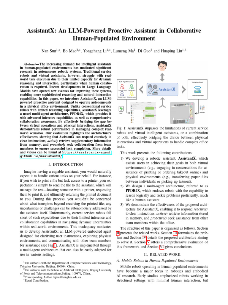 AssistantX An LLM-Powered Proactive Assistant in Collaborative Human ...