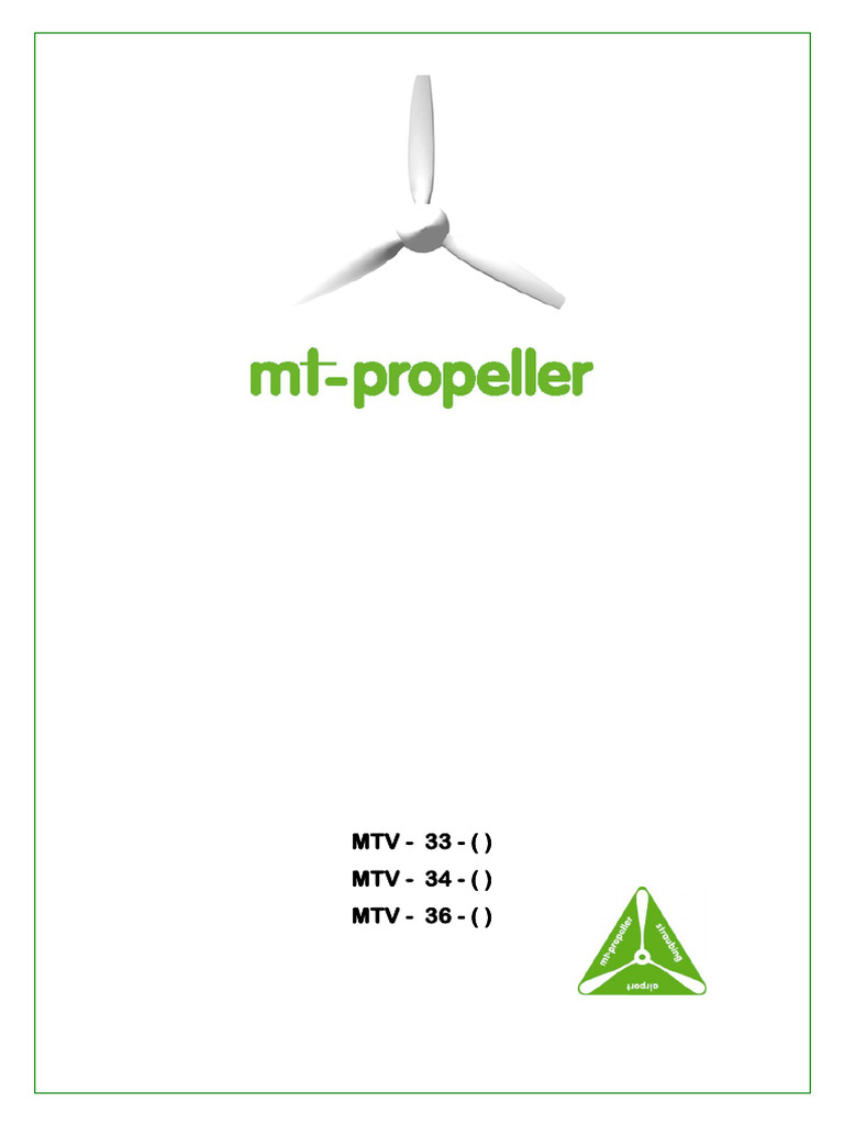 MTV Prop E-2285 Manual | PDF