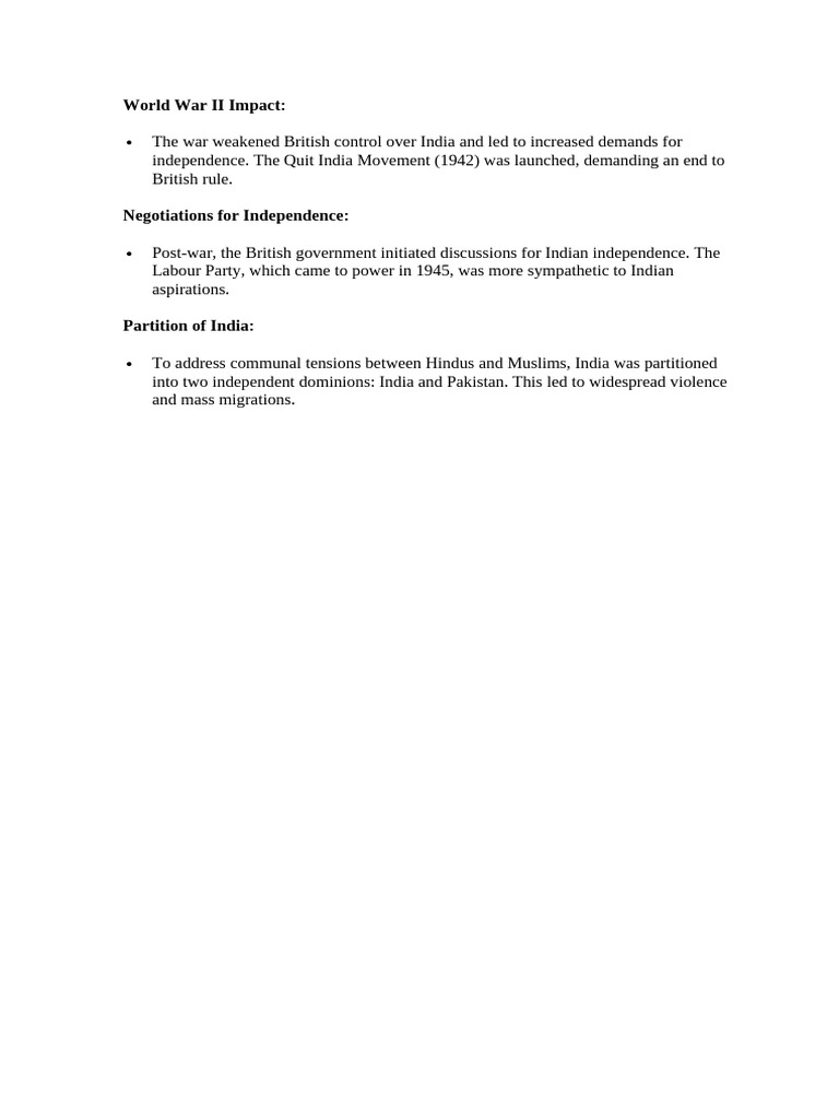 World War II Impact | PDF