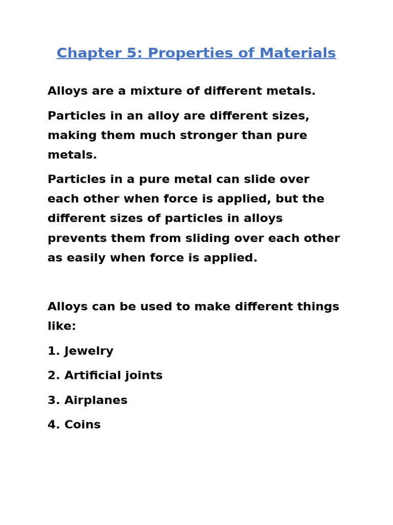 C5 Science REVISION | PDF
