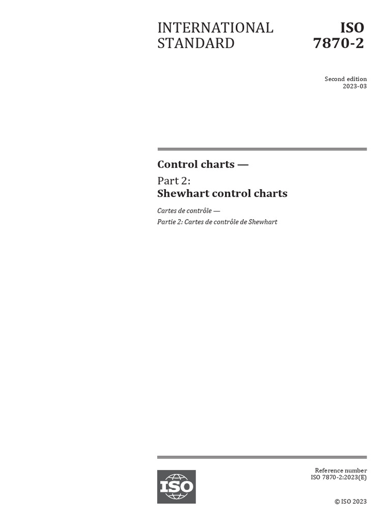 Iso 7870-2:2023 | PDF | Normal Distribution | Standard Deviation