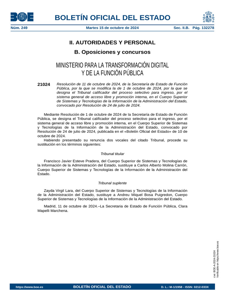 Boe A 2024 21024 | PDF