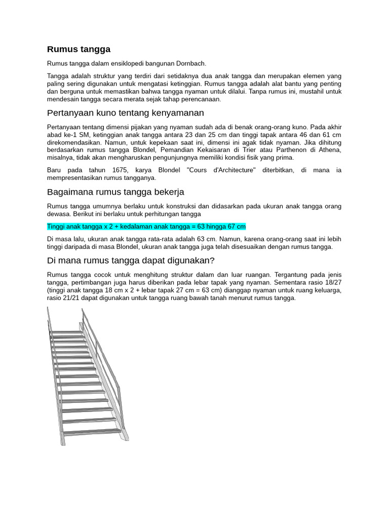 Rumus Tangga | PDF