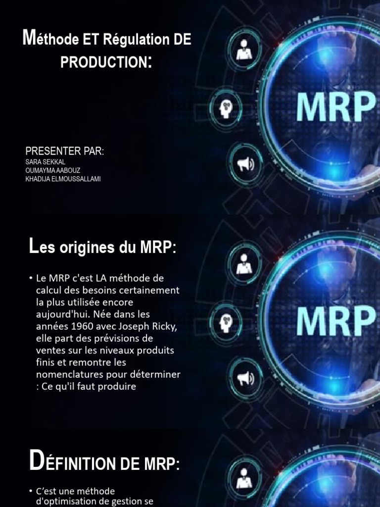 Méthode Et Régulation de Production | PDF