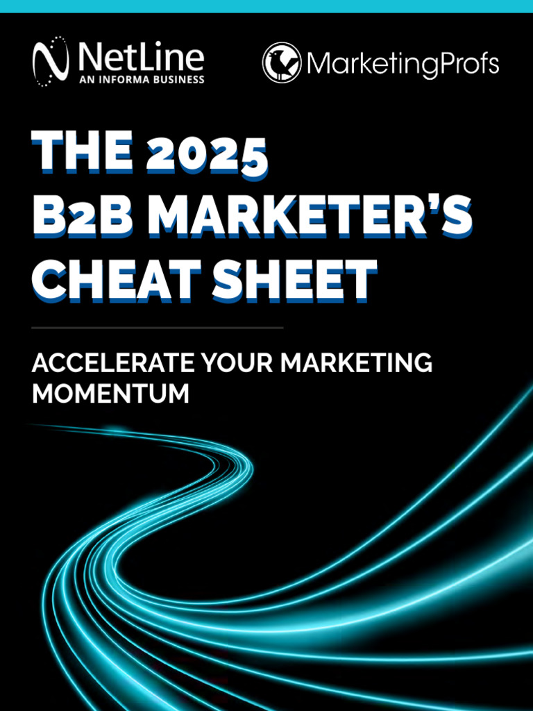 2025 b2b Marketers Cheat Sheet | PDF