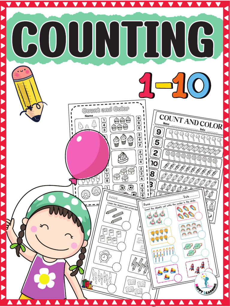 HowmanyNumbersto10CountandWriteWorksheets 1 | PDF