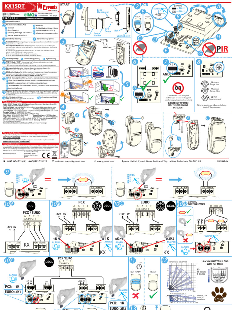 kx15dt Guia de Instalação Rápida | PDF