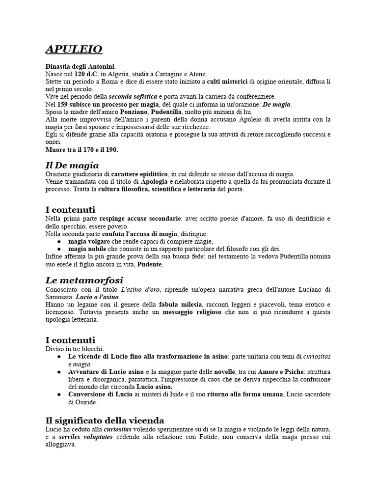 Apuleio Latino 1 | PDF