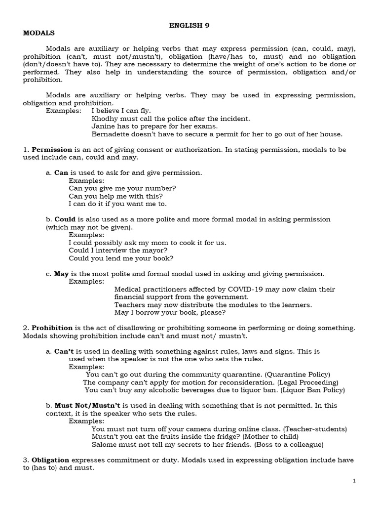 1st Quarter GRADE 9 ENGLISH LECTURES | PDF