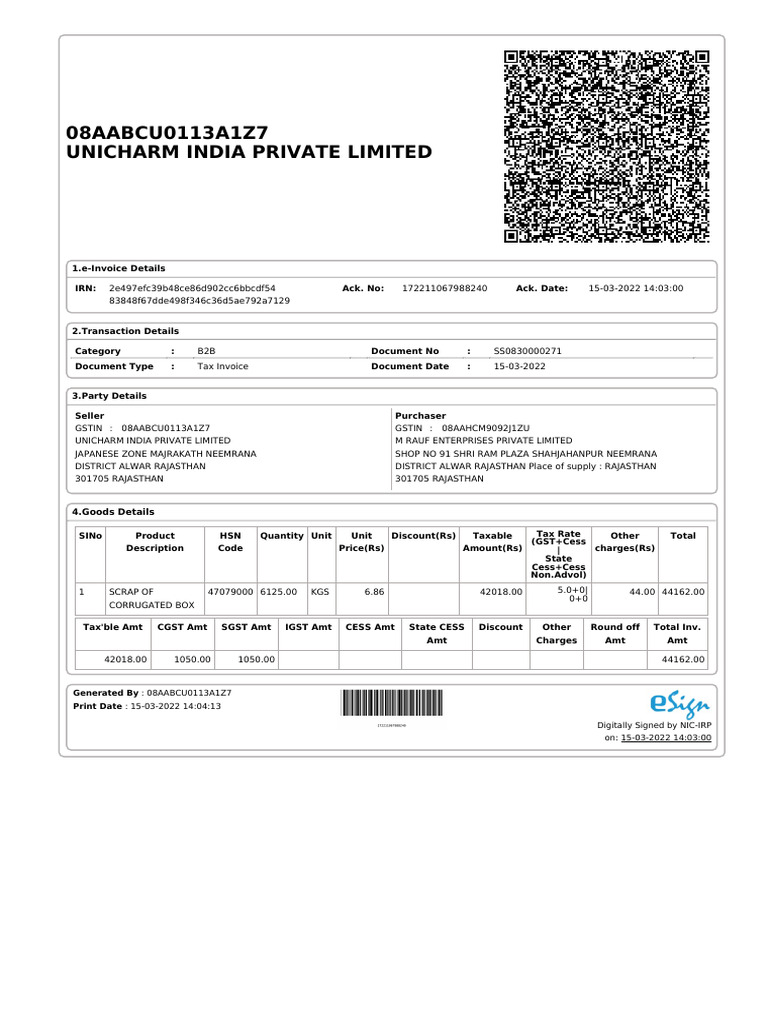 Irn-2225393 - SS0830000271 | PDF