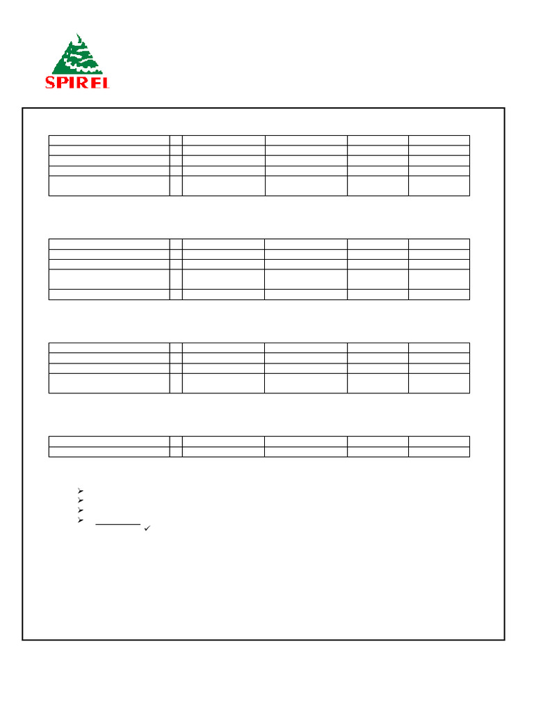 Ficha Técnica Spirel 269 | PDF | Tecnología