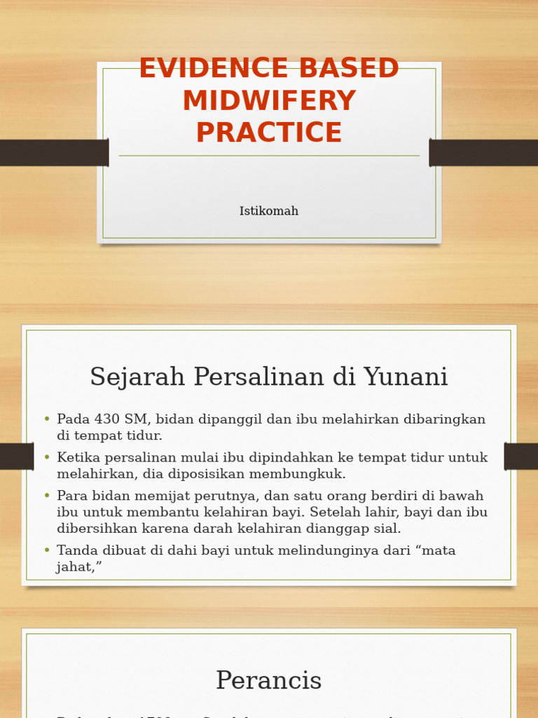 Evidence Based Midwifery Practice | PDF