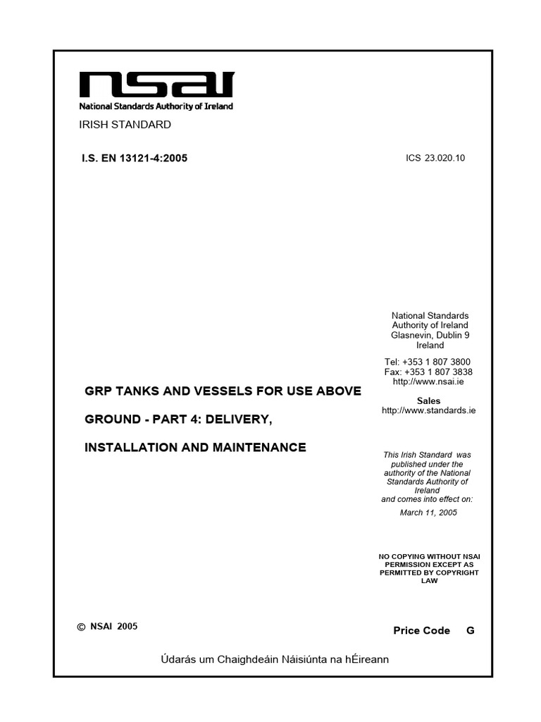 En 13121-4 | PDF