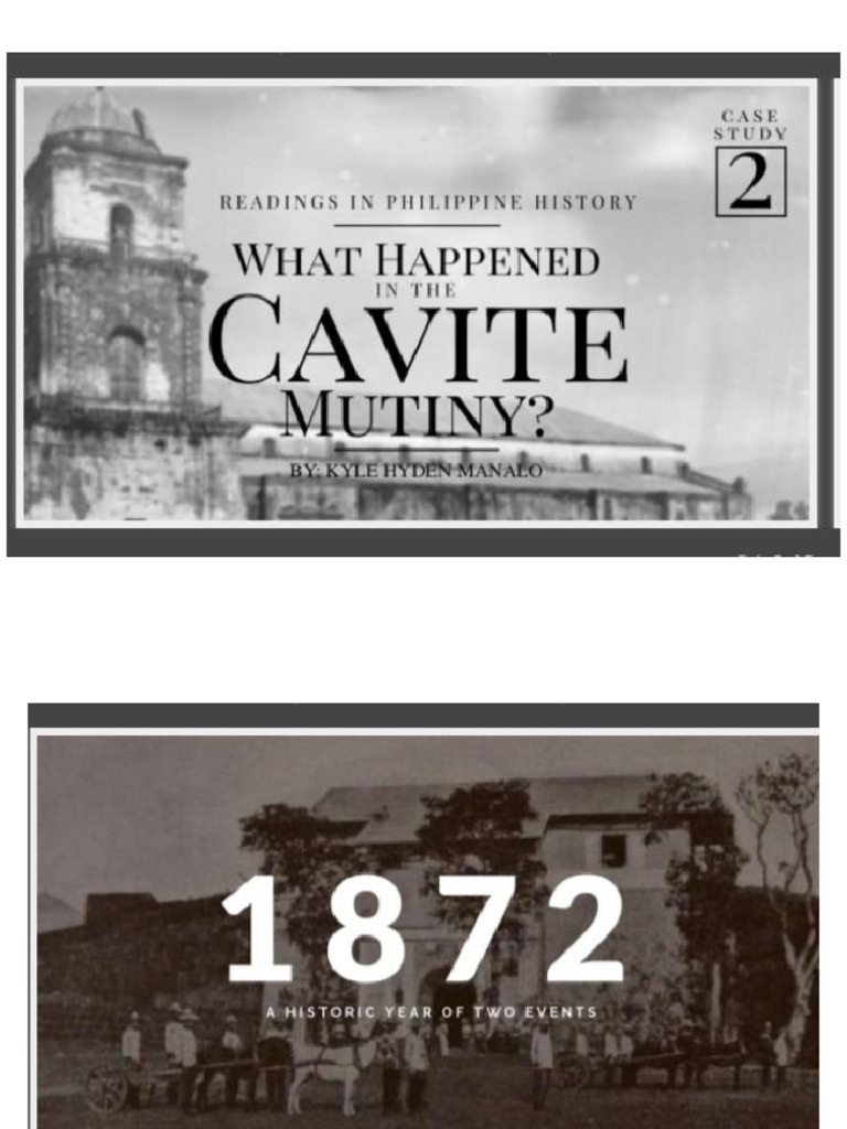 4.1. Case Study 2- What Happened in the Cavite Mutiny | PDF