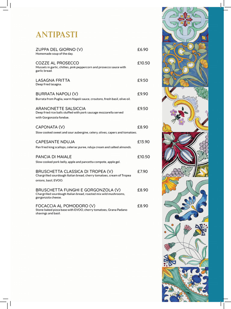 Merchant City A La Carte September 2024 | PDF