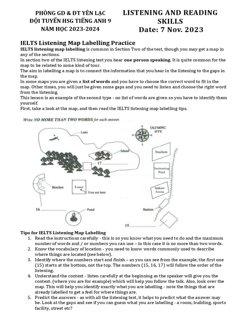 Map Labeling - Students | PDF