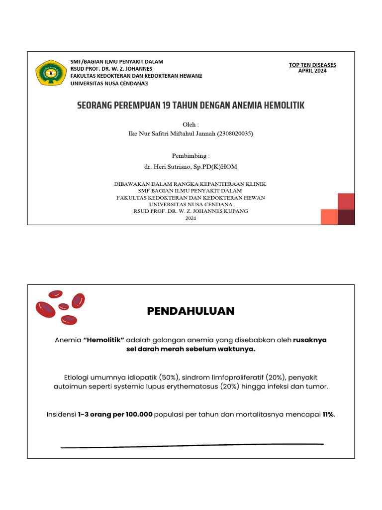TTD Anemia Savitry | PDF