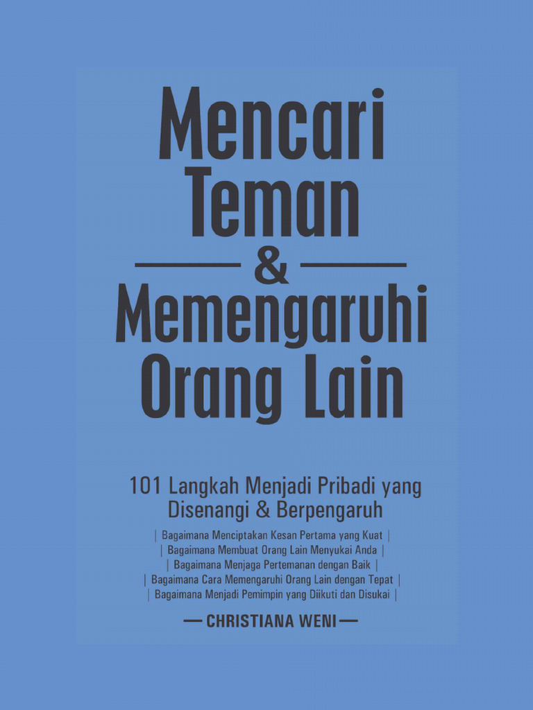 Mencari Teman & Memengaruhi Orang Lain | PDF