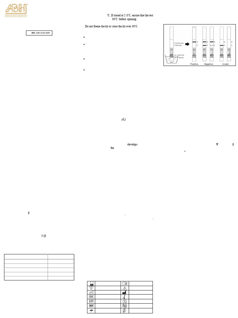 IFU en AMP Rapid Test Version 01 | PDF