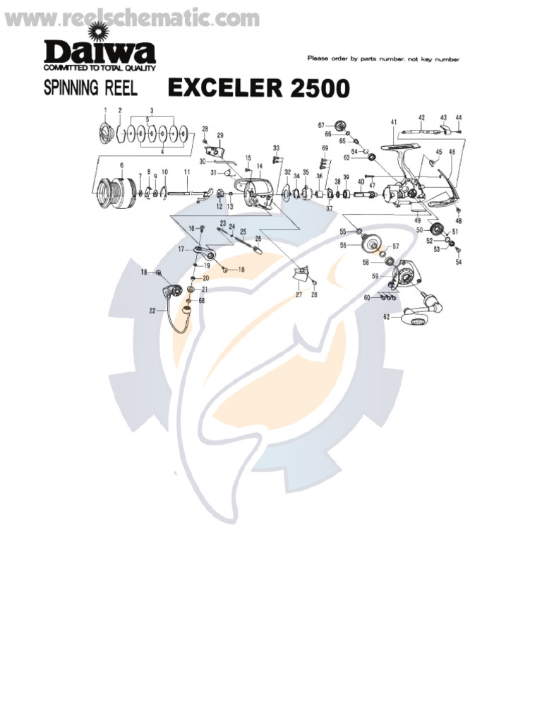 DAIWA SPINNING EXCELER 2500 | PDF