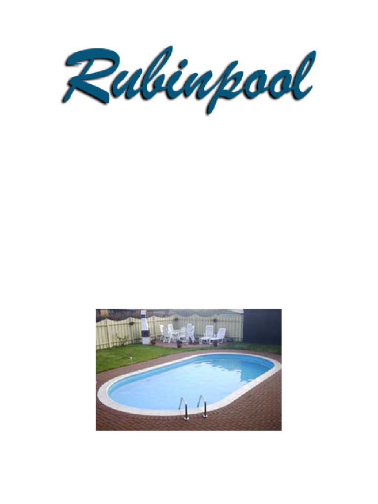 Monteringsanvisning Rubinpool LINER | PDF