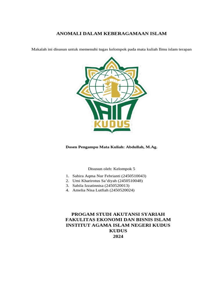 Anamali Dan Keberagamaan Dalam Islam | PDF