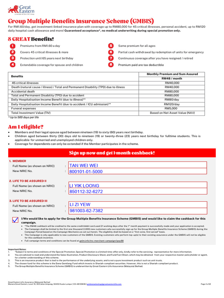(SAMPLE) Simplified Merchant Application Form | PDF