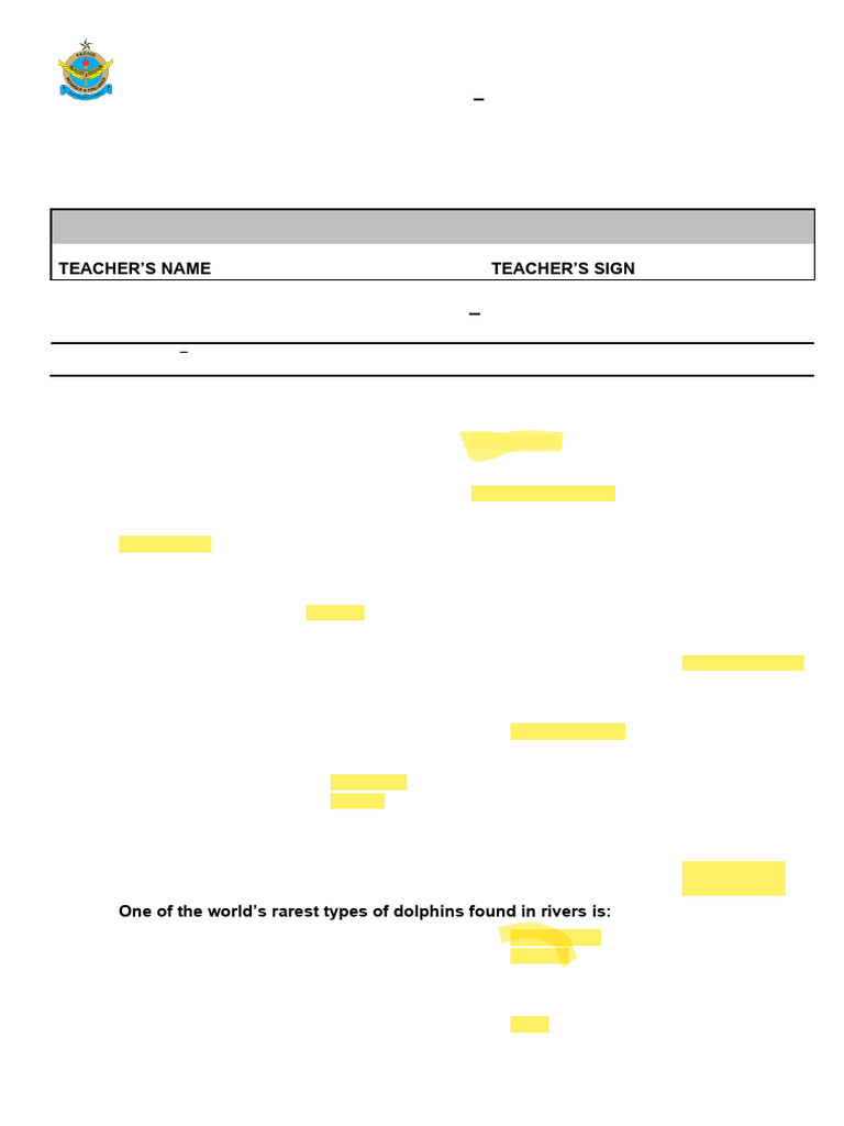 Mid-Year - Geography (VIII) 23-24 (PA) | PDF