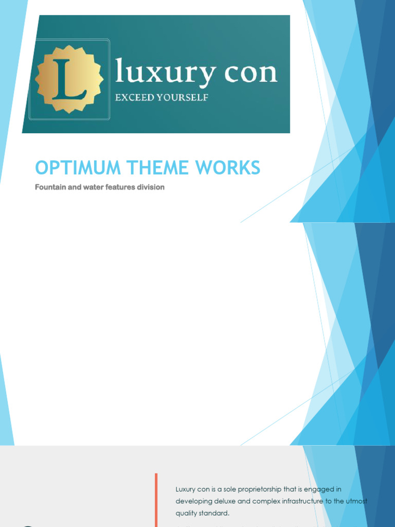 X Luxury-Con Company Profile | PDF