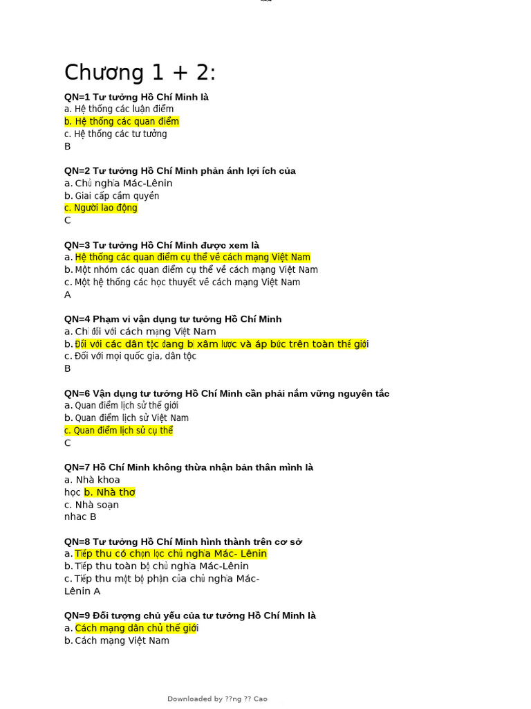 tong-hop-trac-nghiem-tthcm-tu-chuong-1-chuong-6 | PDF