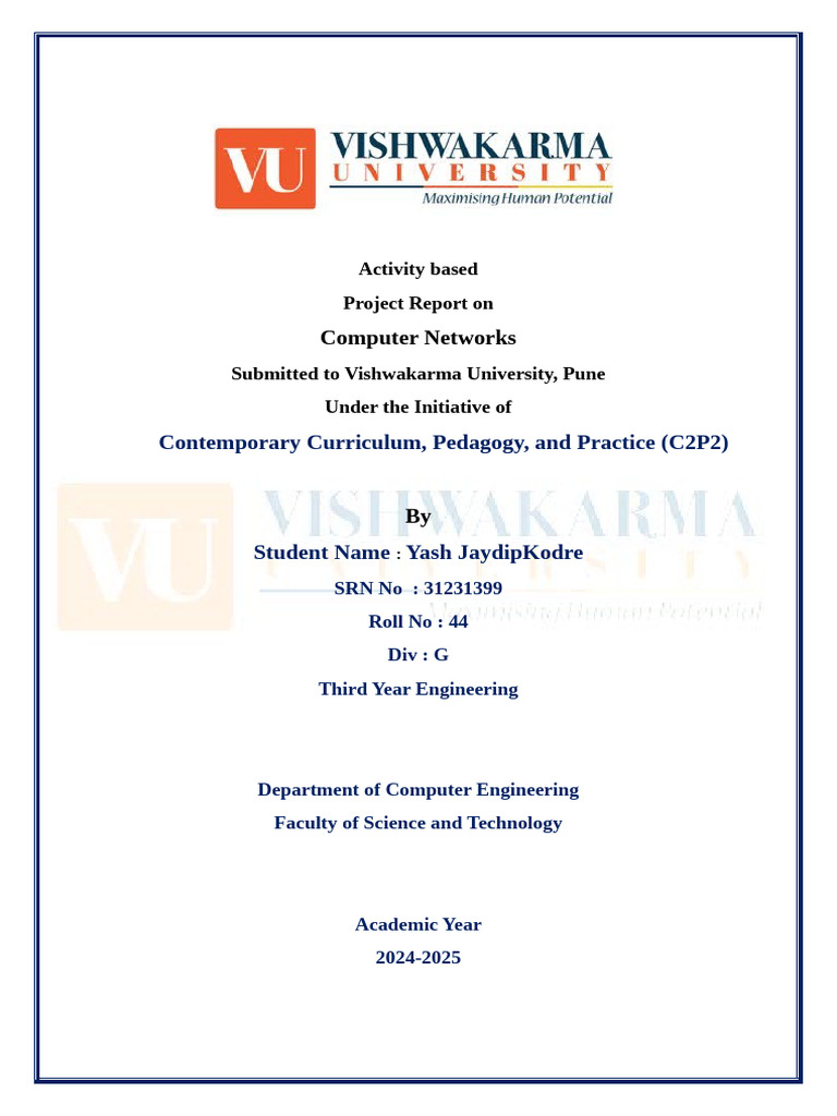 CN Project C2P2 Template | PDF