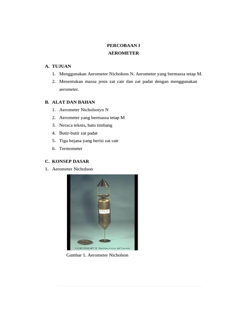 Modul Aerometer | PDF