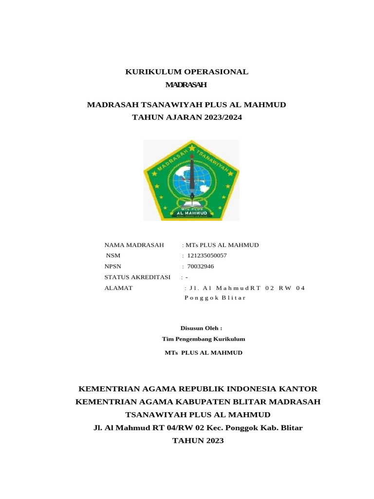 Dokumen I Kumer Mts Plus Al Mahmud | PDF