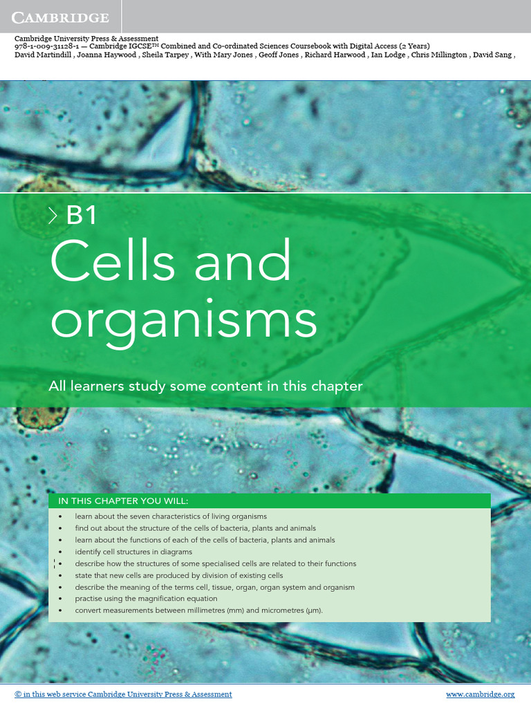 Chapter 1 Biology | PDF