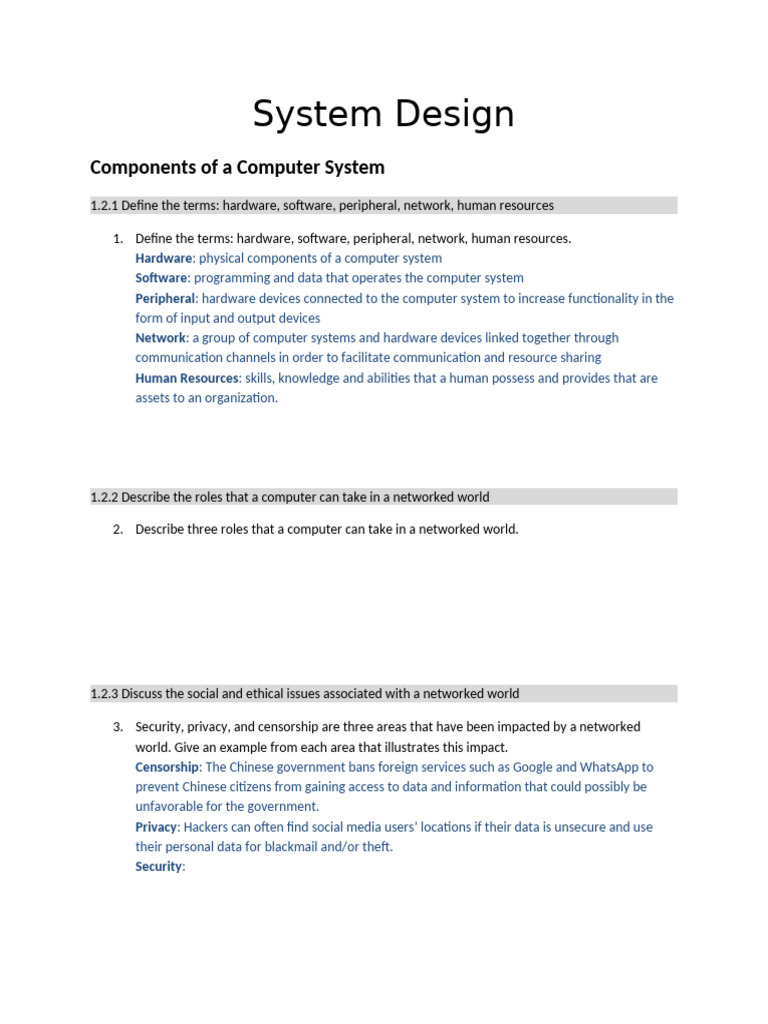 System Design Q&A | PDF