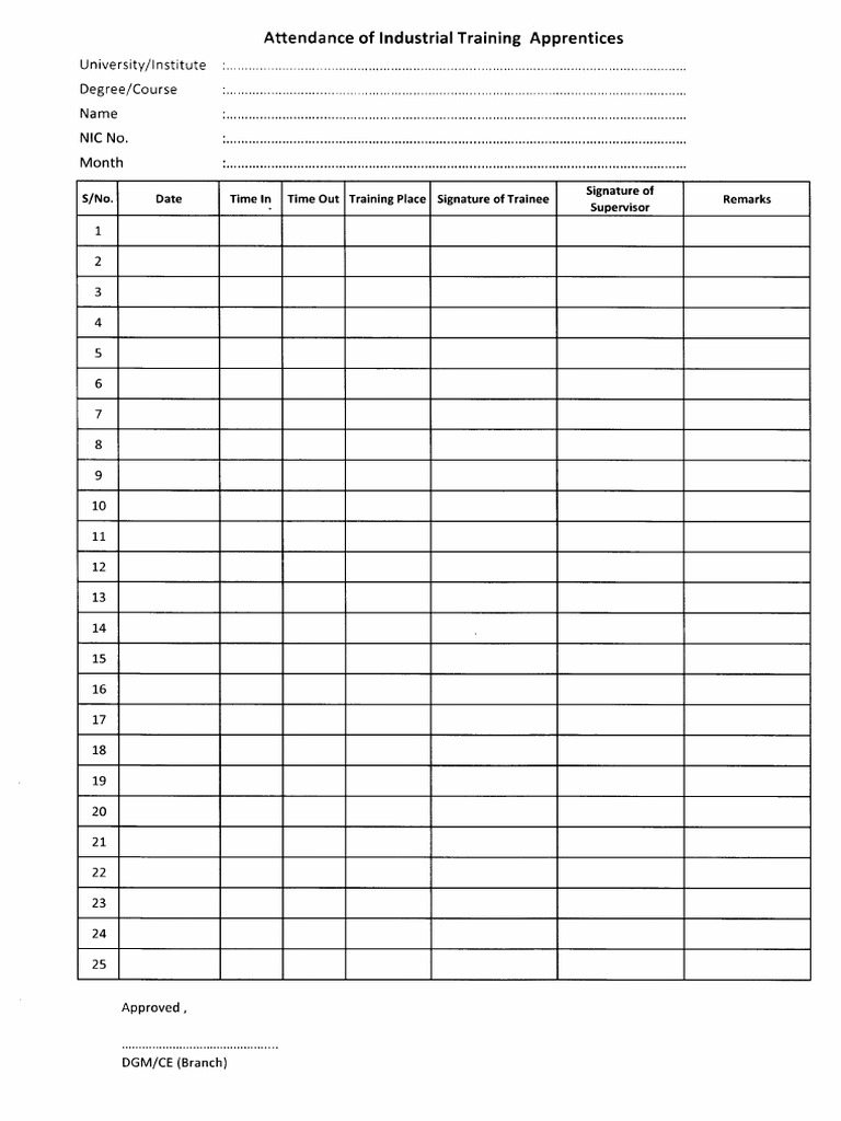 Leco Attendance Sheet | PDF