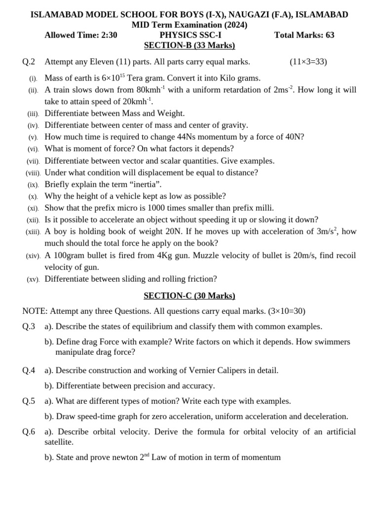 9th P Sub - 023146 | PDF | Science & Mathematics