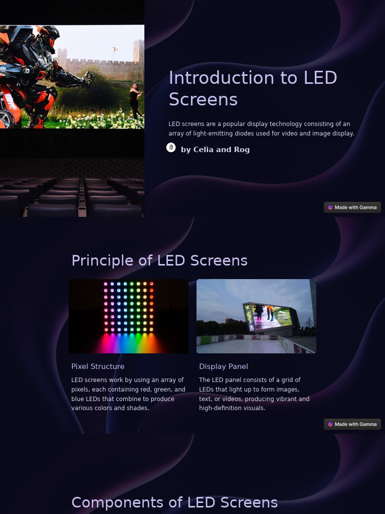 Introduction To LED Screens | PDF