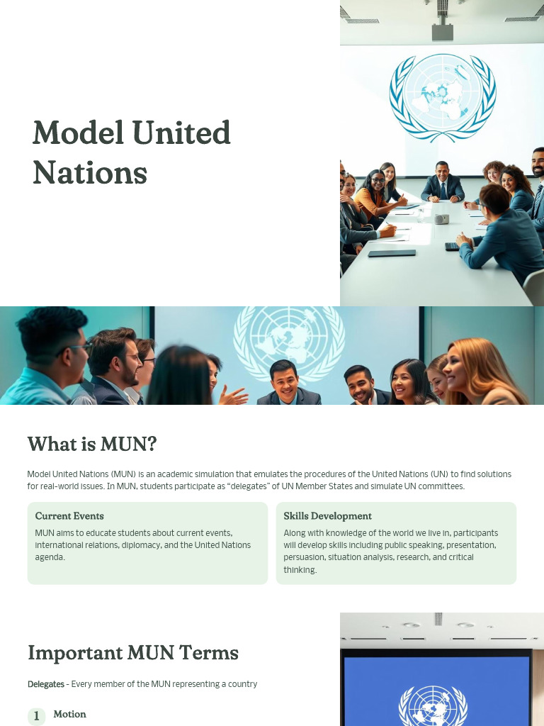 Model United Nations | PDF