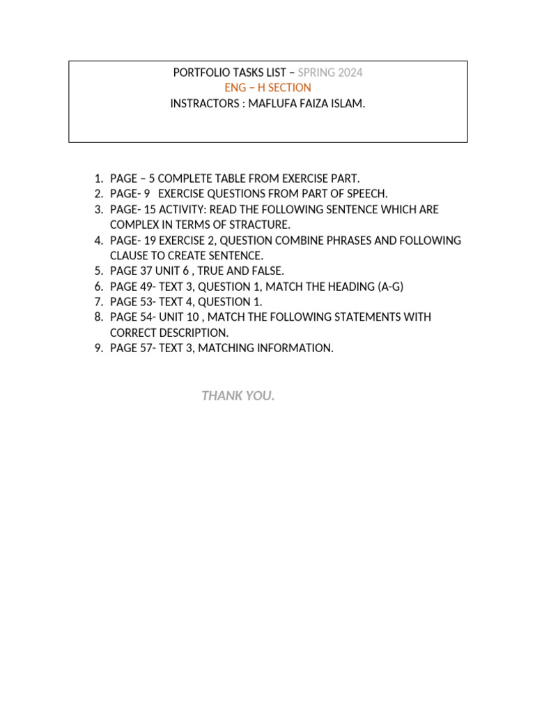 Portfolio Contains. | PDF