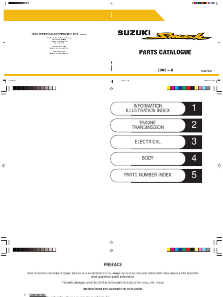 Smash Parts Catalogue2003 | PDF